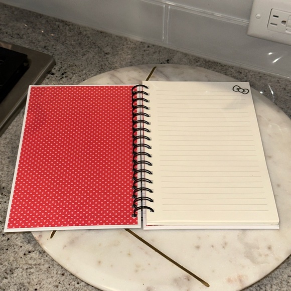 Hello Kitty | Office | Nwt Hello Kitty Sanrio White Red Pink Spiral Notebook Journal | Poshmark